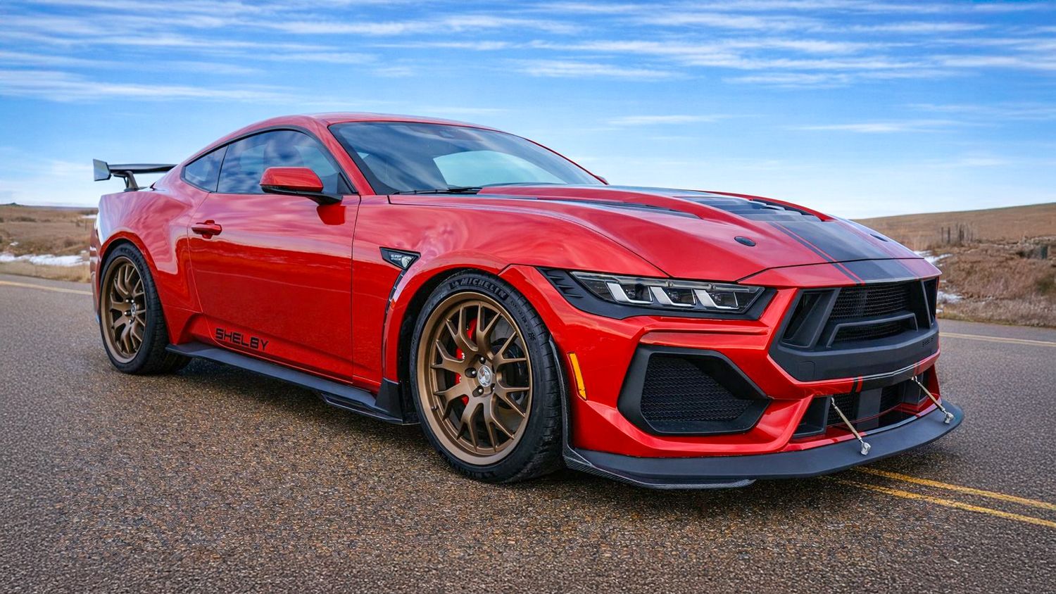 2024 Ford Mustang Shelby Super Snake Supercharged V8, 830 HP Auction ...