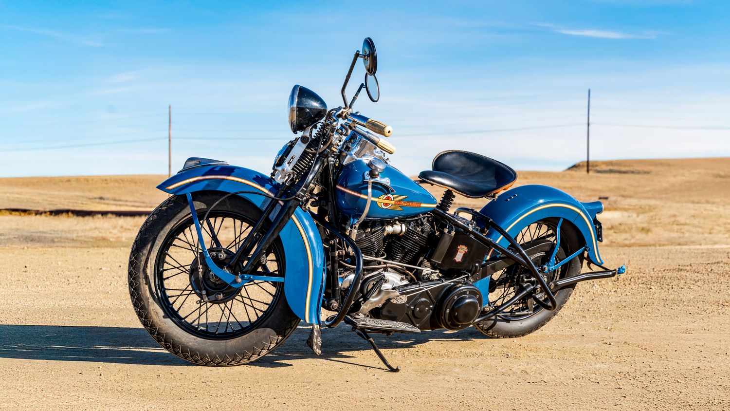 1938 Harley-Davidson EL Knucklehead Numbers Matching, Restored Auction ...